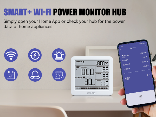 Best Wi-Fi Power Meter Hub – Monitor Energy & Set Smart Alerts – BALDR ...