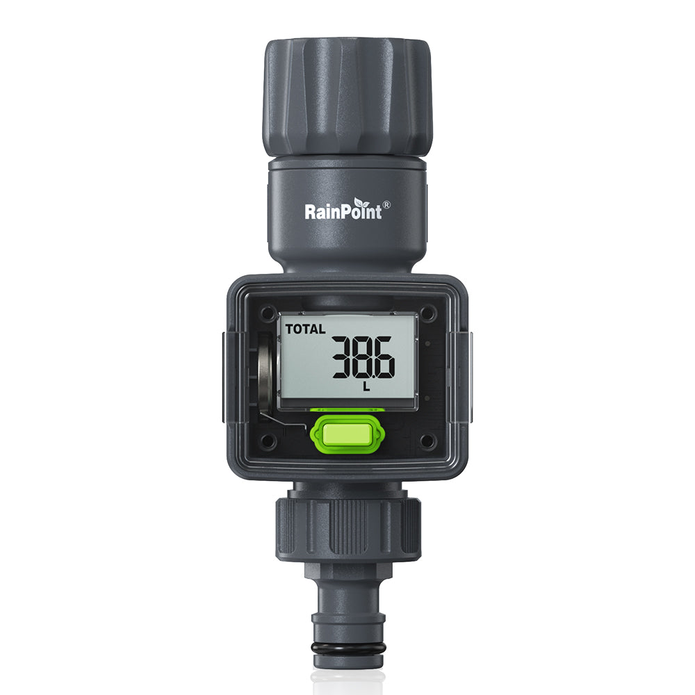 RAINPOINT Digital Garden Hose Water Flow Meter with Real-Time Tracking ...