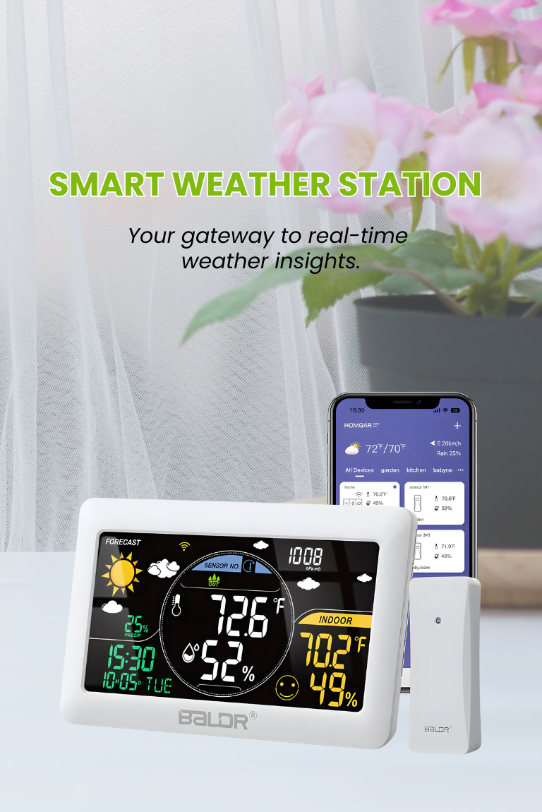 BALDR | Digital Clocks, Indoor Outdoor Thermometers, Weather Stations ...