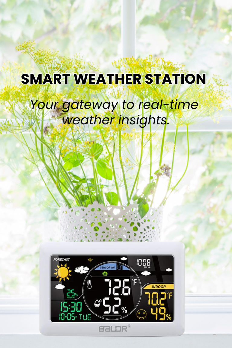 BALDR | Digital Clocks, Indoor Outdoor Thermometers, Weather Stations ...