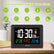 BALDR Atomic Alarm Clock - Large Color Display Digital Desk Clock with ...
