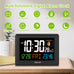 BALDR Atomic Alarm Clock - Large Color Display Digital Desk Clock with ...